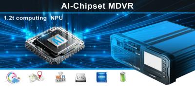 中国 8CH AI ADAS 歩行者検知 鉱山トラック MDVR SDK機能付きの1080pモバイルDVR 販売のため