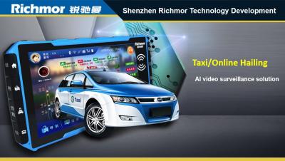 Cina 6CH 720P AHD Mobile DVR per veicoli con smart touch monitor e riconoscimento facciale del conducente in vendita