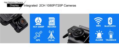 China 4G GPS Dashcam Taxi Kamera Dual Lens AHD 1080p 4CH Taxi-Recorder mit Unterstützung AP zu verkaufen
