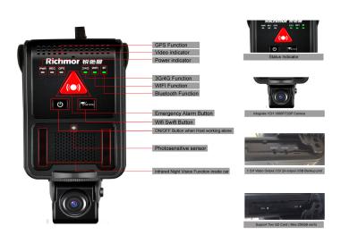 China 4G GPS Dashcam Taxi Kamera Dual Lens AHD 1080p 4CH Taxi-Recorder mit Unterstützung AP zu verkaufen