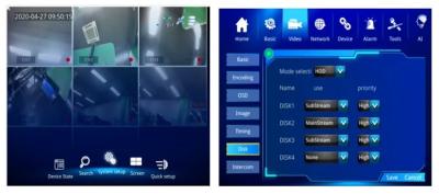 Cina TVT DVR con risoluzione 1080P 4 canali compressione audio e Wifi G-sensor supporto in vendita