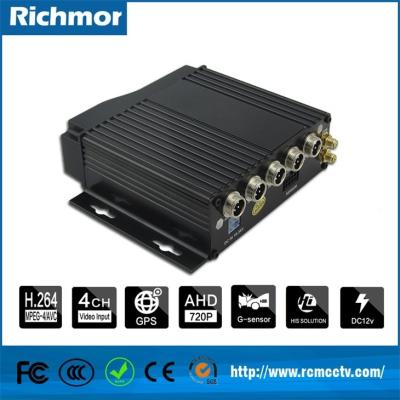 Китай Mini Size SD Card Car Bus DVR Black Box 4G WIFI GPS система отслеживания 4CH 1080P мобильный DVR продается