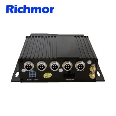 Cina GPS WIFI Veicolo DVR Auto Black Box 4CH 1080P SD Card DVR mobile con aggiornamento remoto in vendita