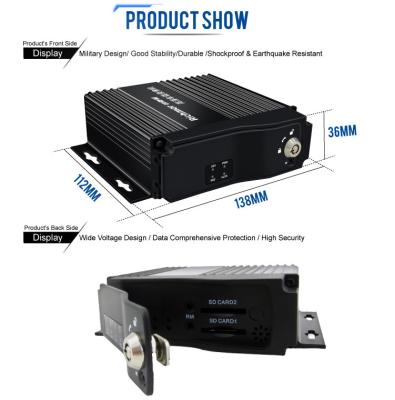 中国 販売 単一カード機能と1チャネルIO出力付きの小型1080P AHD SDカードMDVR 販売のため