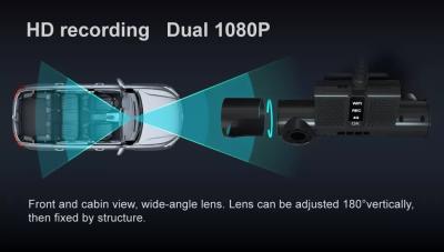 中国 フルHD 1080p 4G GPS CCDセンサー ミニカーダッシュカメラ 2CH DVR 車両車両管理 販売のため