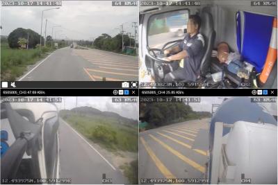 Cina Facile installazione 4CH AI ADAS DSM Dashcam per il rilevamento delle persone sulla strada OEM fabbricato in vendita