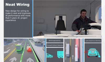 China Gekwalificeerde 4G GPS Commercial Fleet Camera Smart AI Dashcam ADAS Driver Fatigue Detection System Te koop
