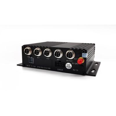 China DVR móvil de automóvil con GPS 4CH 1080P Entrada de vídeo GPS de seguimiento y Wifi en venta