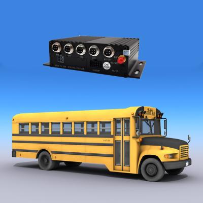 China DVR móvil de automóvil con GPS 4CH 1080P Entrada de vídeo GPS de seguimiento y Wifi en venta