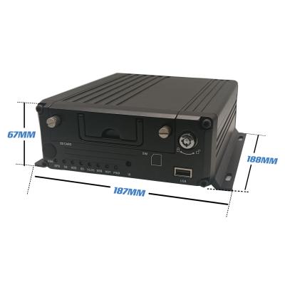 Cina Rete 4G Wifi H.265 8CH MDVR 1080P AHD HDD Mobile DVR Camera System per furgoni taxi autobus autocarro in vendita