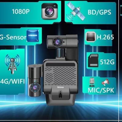 Китай Richmor GPS 4G MDVR видеорегистратор для транспортных средств с ADAS DSM Dash Cam 150° Угол Тип экрана TFT продается