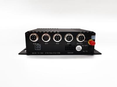 Cina 8-36 DC Wide Voltage 4 Channel Car Video Recorder con 4G Wifi GPS e memoria per schede SD in vendita