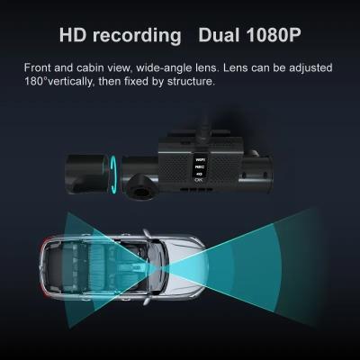 China Erweiterter H.265 1080p Mini Dashcam Dual Lens Recorder mit WiFi 4G G-Sensor und IO In/Out zu verkaufen