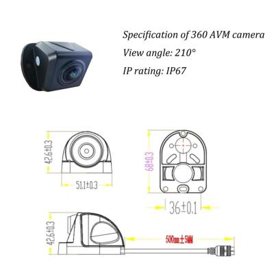 Cina Wi-Fi abilitato Caro 360 Fotocamera panoramica per DVR mobile e piattaforma del veicolo in vendita