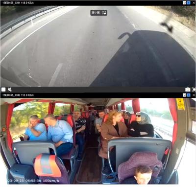 Cina Autobus compatibile da 1 a 3 canali Dashcam con G-Sensor WiFi 4G e Fuel Sensor 1080p Video Recorder in vendita
