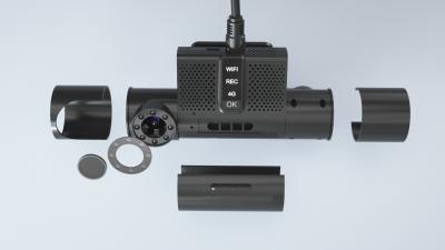 Cina 1080P Car DVR Dash Cam Con WIFI GPS Per Mobile MDVR Camera Frontale Rear Wireless Video in vendita