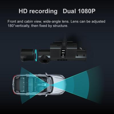 Cina 2CH 1080p Piccole dimensioni 4G WIFI GPS Camera auto per la sorveglianza dei taxi e la gestione della flotta in vendita