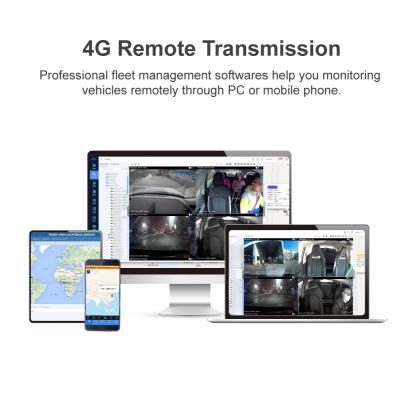Cina 3CH Full HD High Resolution Truck Car Recorder con registrazione in loop in vendita