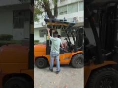 Demo van de BSD-functie van de vorklift