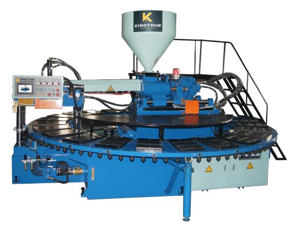 Quality 24 Stations Blowing Slipper Machine 1 Color Footwear Maker Machine 300 - 400 Pcs/hour for sale