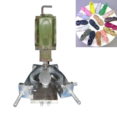 China Air Blowing PVC Shoe Mold OEM Slipper Mould For Rotary PVC air blowing machine for sale