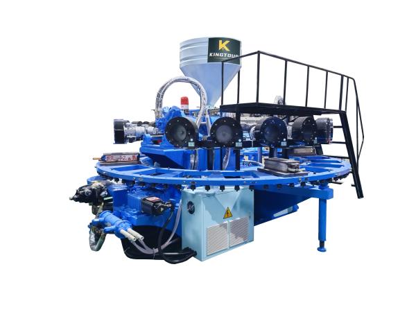 Quality 1 Color Slipper Moulding Machine Rotary PVC Chappal Making Machine 380V / 220V for sale