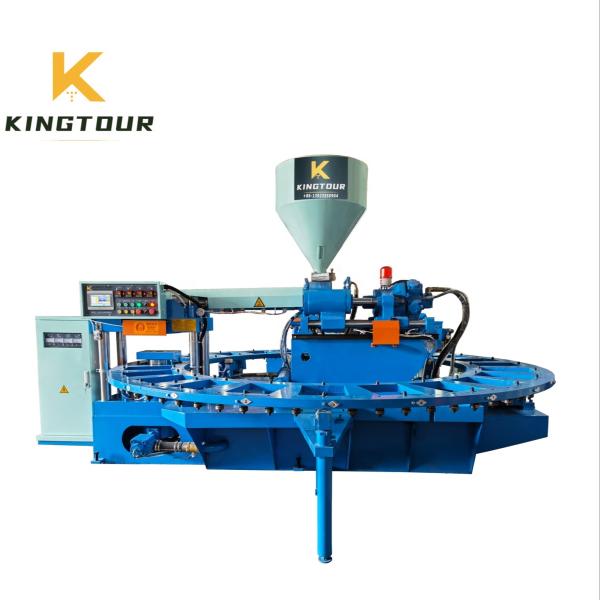 Quality Rotary One Color Slipper Maker Machine 18500W Shoe Manufacturing Machines for sale