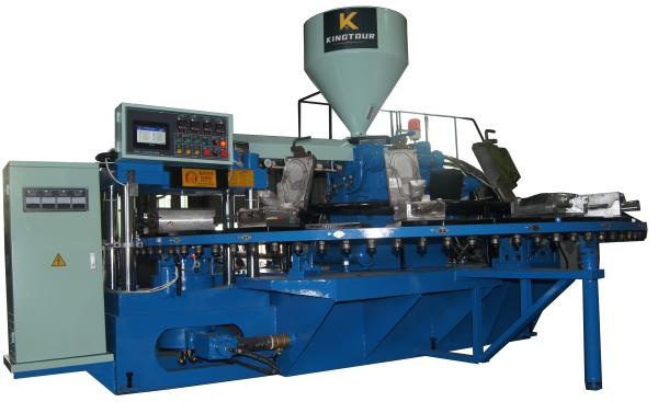 Quality 22500W Slipper Making Machine 380V / 220V Flip Flop Making Machine KT-618 for sale