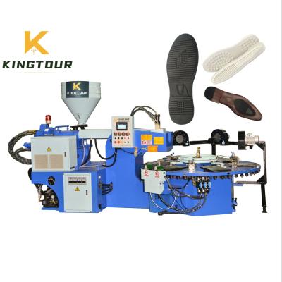 China 8 Station Shoe Sole Making Machine One Color PVC Sole Injection Molding Machine for sale