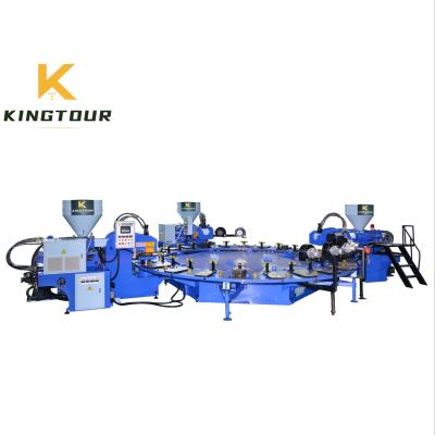 Cina Macchina per stampaggio suola 380V / 220V Rotativa Bicolore per suole in TPR in vendita