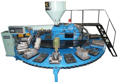 China Rotary One Color Slipper Making Machine PVC Slipper Injection Molding Machine for sale