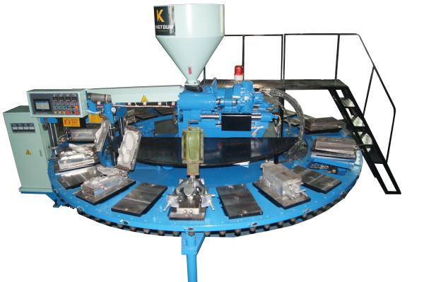 Quality 130 - 180 Pairs/hour Slipper Making Machine 22500W Chappal Making Machine KT-618 for sale