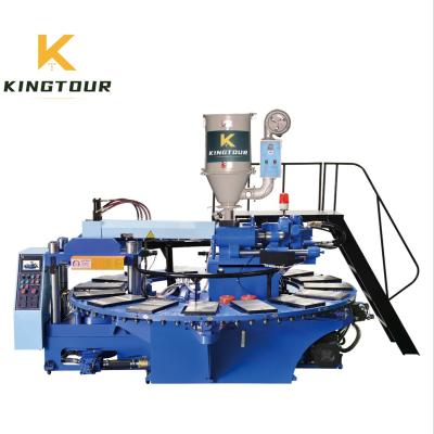 China 20 Stations Vertical Injection Machine Two Color PVC / TPR / TPU / TR Sole Injection Molding Machine for sale