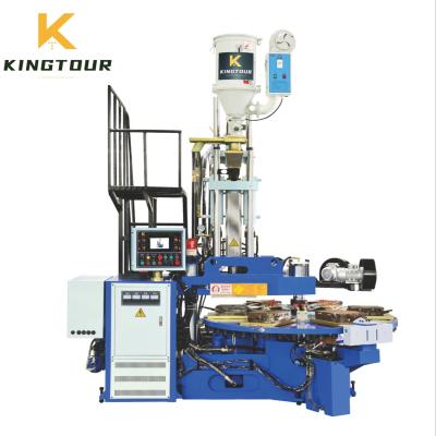 China 20 Stations Vertical Injection Machine Two Color PVC / TPR / TPU / TR Sole Injection Molding Machine for sale