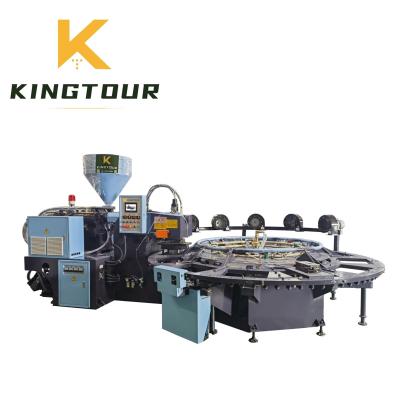 China 12 Station Shoe Sole Making Machine Two Color PVC TPR TPU Sole Injection Molding Machine for sale