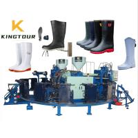Quality Rotary PVC Shoe Machine 16 Station 2 Color Shoe Injection Machine KT-8196 for sale