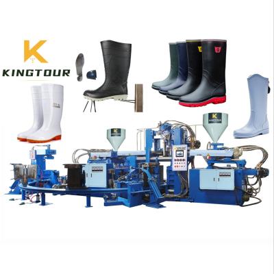 China PLC Safety Shoe Making Machine 380V / 220V PVC Footwear Making Machine KT-819 for sale