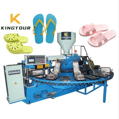 Cina 380V / 220V Flip Flop Maker Machine Semi Automatic Slipper Manufacturing Machine in vendita
