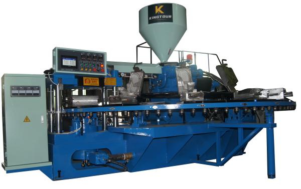 Quality 380V / 220V Flip Flop Maker Machine Semi Automatic Slipper Manufacturing Machine for sale