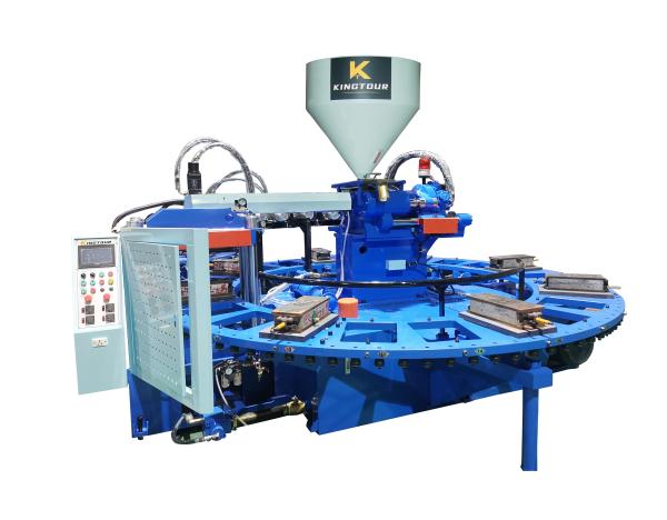 Quality 16 Station Slippers Making Machine Rotary PVC Air Blowing Injection Machine for sale