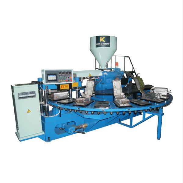 Quality 16 Station Slippers Making Machine Rotary PVC Air Blowing Injection Machine for sale