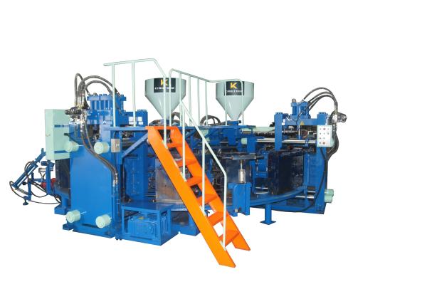 Quality 12 Station Gumboots Making Machine 1 Color Shoe Injection Molding Machines for sale