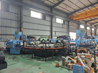 China Rotary 2 Color PVC Sole Injection Molding Machine for sale