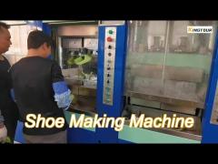 6 stations eva shoes making machine one color shoe manufacturing machine for men and women