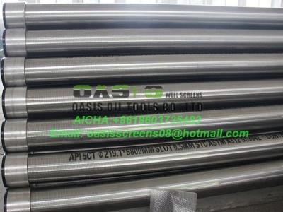 China All-Welded Stainless Steel 304 Wire Wrapped Wedge Wire Screens for sale