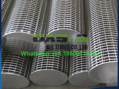 China 4 1/2inch stainless steel 316L wedge wire water well screens for sale