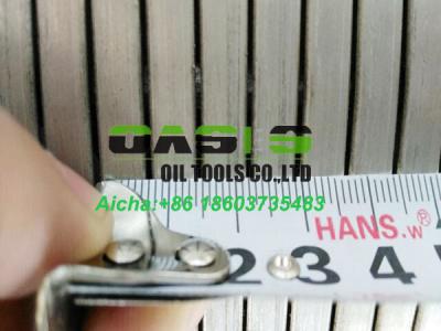 China Stainless Steel 304 Free-flow Continuous Slot Pipe Based Water Well Screens for sale