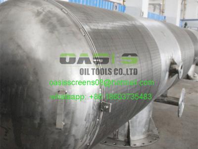 China Austenitic stainless steel wire wrapped wedge wire screens/passive intake screen for sale
