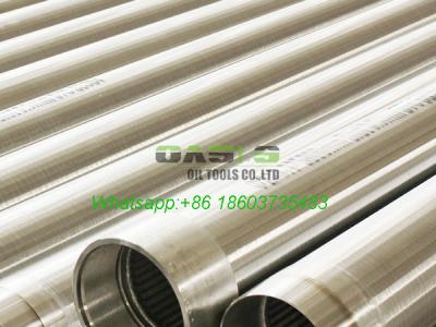 China Stainless steel water well used wedge wire screen/Johnson well screen/water well filter mesh for sale