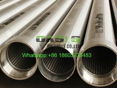 China 6 5/8 Inch 85/8inch Stainless Steel 304L Looped Johnson type Wedge Wire Screen Pipes for sale